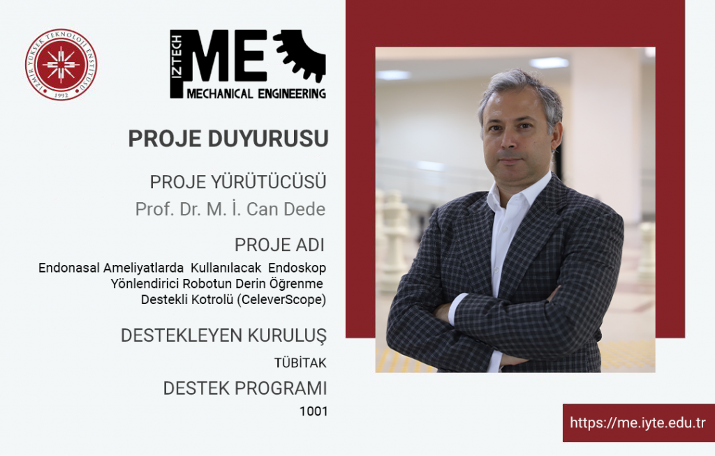 Prof. Dr. M. İ. Can Dede’nin Proje Başvurusu TÜBİTAK 1001 Programında Desteklenmeye Hak ...